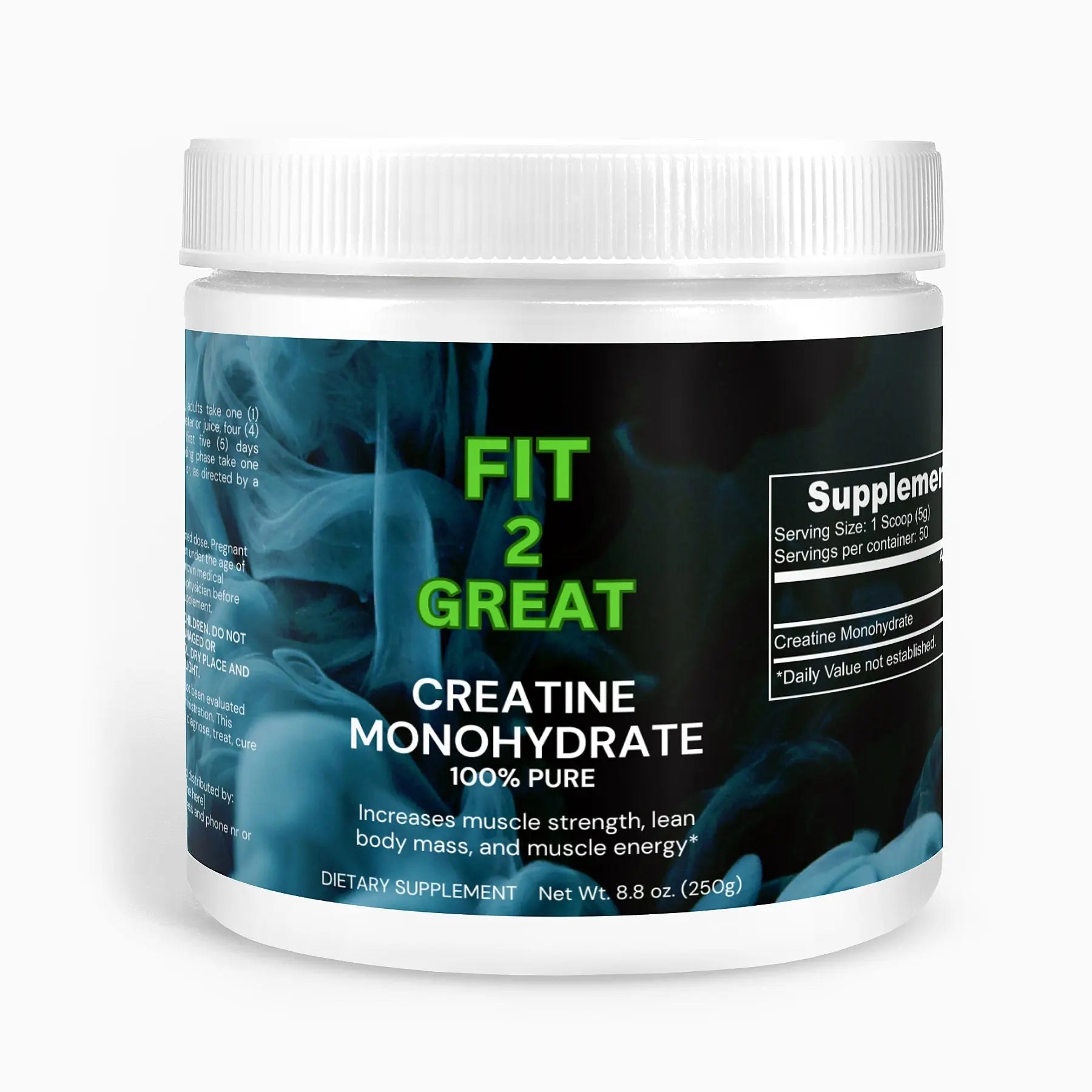 Creatine Monohydrate Powder | Muscle Strength & Recovery | Fit2Great